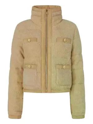 Pinko Quilted High-neck Jacket - Neutrals
