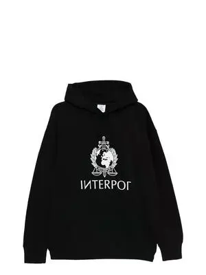 Vetements Graphic-printed Hoodie - Black