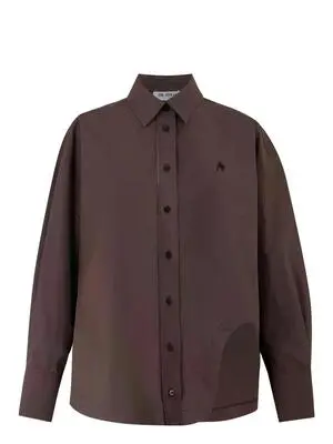 Attico Cotton Button-down Shirt - Brown