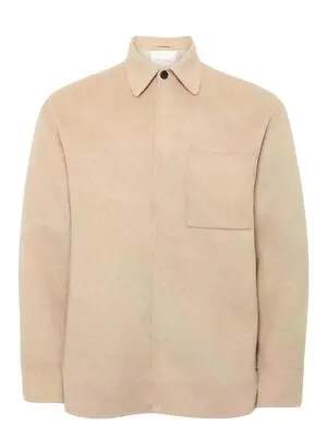 JW Anderson Patch-pocket Shirt Jacket - Neutrals