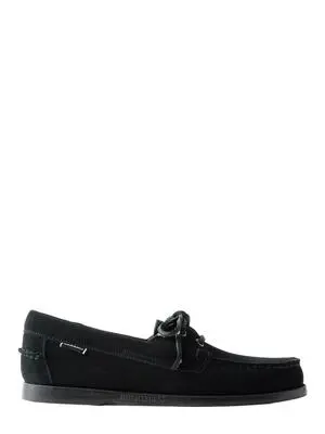 SEBAGO Docksides Portland Suede Boat Shoes Black