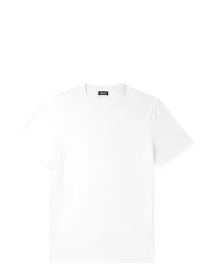 Zegna Cotton-jersey T-shirt - White