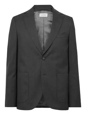 Officine Générale Arthus Virgin Wool Blazer - Gray