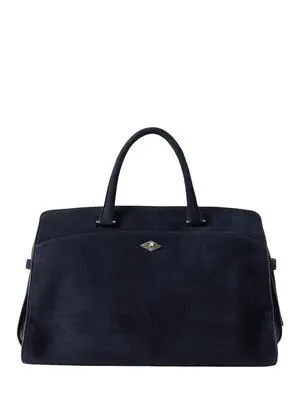 METIER Private Eye Medium Suede Tote - Blue