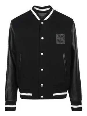 Givenchy Varsity Bomber Jacket - Black