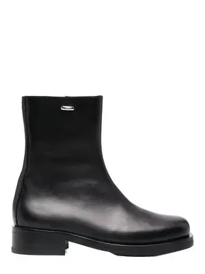 Our Legacy Leather Boots - Black