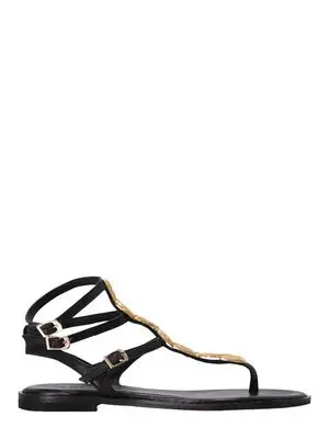 KOTRIS SANDALS Milos Buckle-fastening Embellished Sandals - Black