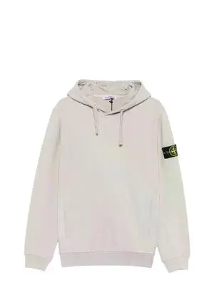 Stone Island Compass-badge Hoodie - Grey