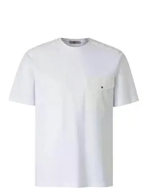 Herno Pocket-detail Shoulder-panel T-shirt - White