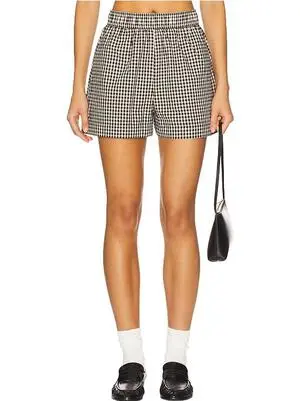 ELODIE THE LABEL Preston Short - Black Gingham