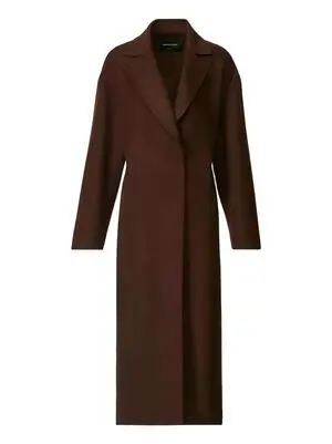 Fabiana Filippi Wool Midi Coat - Brown