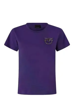 Pinko Embellished Short-sleeve T-shirt - Purple