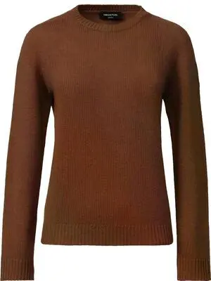 Fabiana Filippi Long-sleeve Cashmere Jumper - Brown