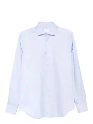 XACUS Long-sleeved Cotton Shirt - Blue