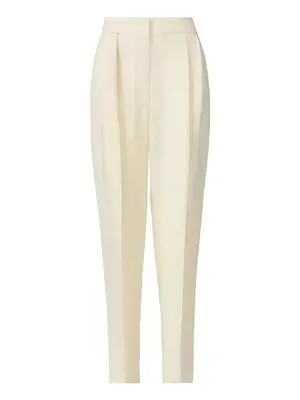 Fabiana Filippi Cady Pleated-front Trousers - Neutrals