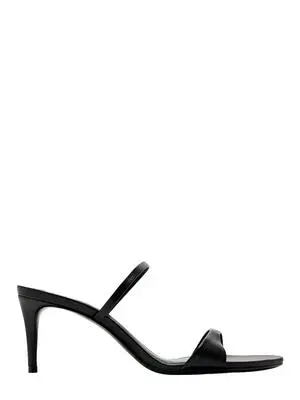 Schutz 75mm Double-strap Stiletto Sandals - Black
