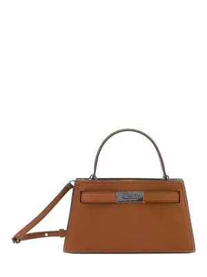 Tory Burch Mini Lee Radziwill Tote Bag - Brown