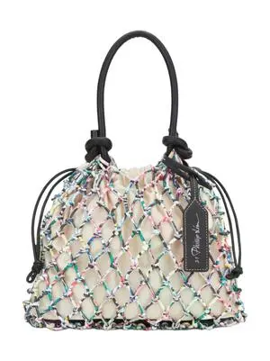 3.1 Phillip Lim Net-pattern Drawstring Tote Bag - Neutrals