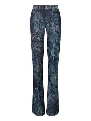 TORY BURCH Printed Flared Jeans