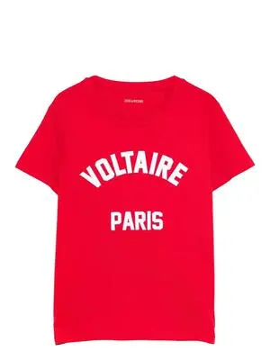 Zadig&Voltaire Slogan-print T-shirt - Red