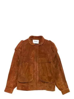 DUCIE Frida Suede Jacket - Brown