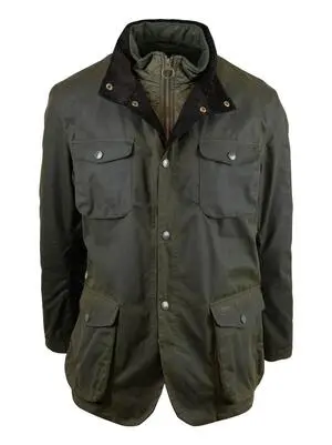 Barbour Waxed Cotton Jacket - Green