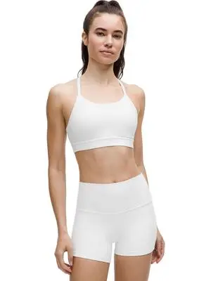 Lululemon Flow Y Mid-support Bra - White