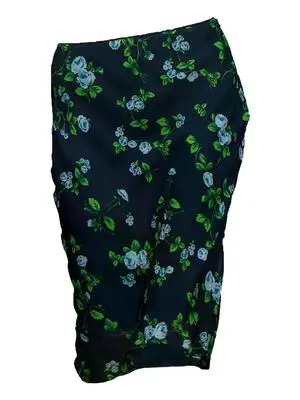 Vivetta Floral-print Pencil Skirt - Blue