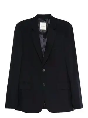 Sandro Two-button Flap-pocket Blazer - Blue