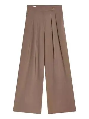 Dries Van Noten Pleated Trousers - Brown