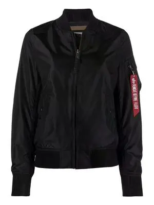 Alpha Industries Baseball-Collar Track Jacket Black