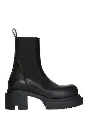 Rick Owens Beatle Bogun Ankle Boots - Black