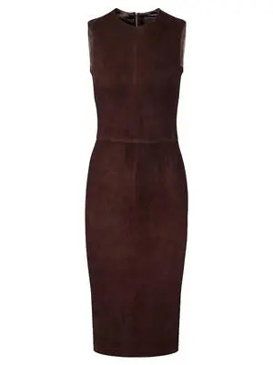 Stouls Eva Suede Minidress - Brown