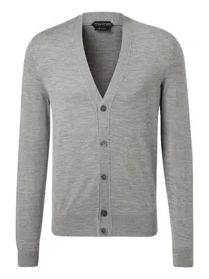 TOM FORD Wool Cardigan - Grey