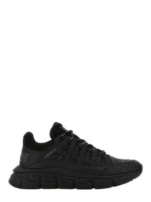 Versace Lace-Up Sneakers Blackanthracite