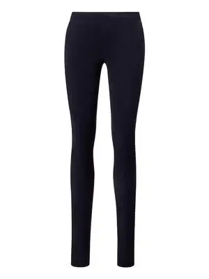 Stouls Carolyn Mid-rise Suede Leggings - Blue