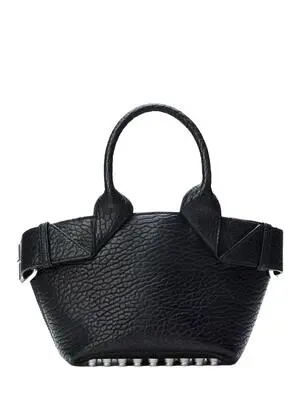Alexander Wang Buckle-detail Studded Tote Bag - Black