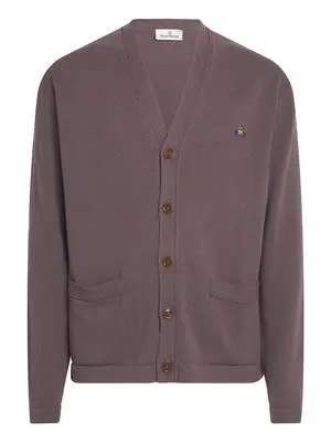 VIVIENNE WESTWOOD Cotton-cashmere Alex Cardigan - Brown