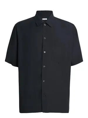 SAMSOE SAMSOE Lyocell Vertical-stitch Shirt