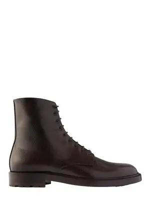 BRUNELLO CUCINELLI Pedula Full-Grain Leather Boots