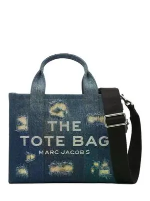 Marc Jacobs Small 'The Rip And Repair' Denim Tote Bag Blue