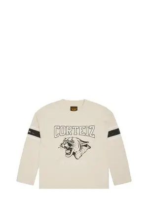 CORTEIZ Athletics Heavyweight Long-sleeve Top - Cream