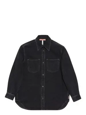 Acne Studios Denim Button-up Shirt - Black