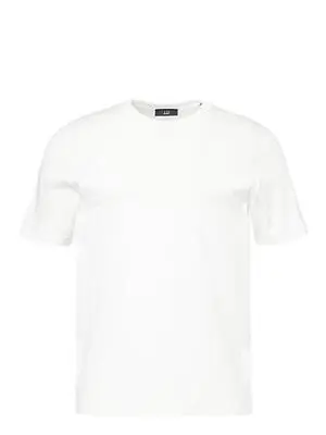 Dunhill Brand-embroidery Short-sleeves Cotton-jersey T-shirt - Off White