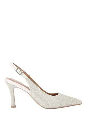 Carvela Corletta Embellished Court Heels - White
