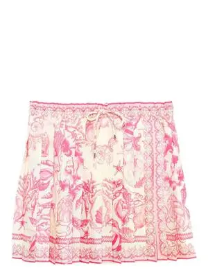 VERSACE Underwater Barocco Pleated Skirt