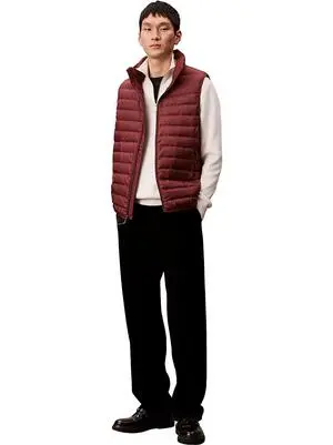 Calvin Klein Nylon Puffer Vest - Academic Red