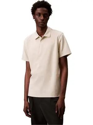Calvin Klein Performance Classic Polo Shirt - Blanc De Blanc