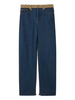 Gucci Boyfriend Fit Denim Pant - Blue