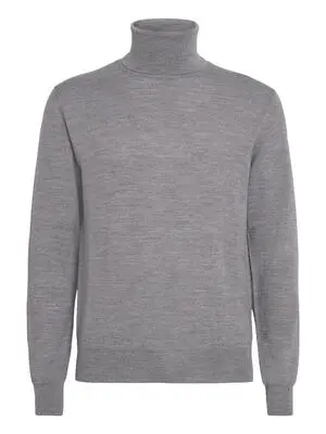 MAISON MARGIELA Virgin Wool-blend Rollneck Sweater - Grey